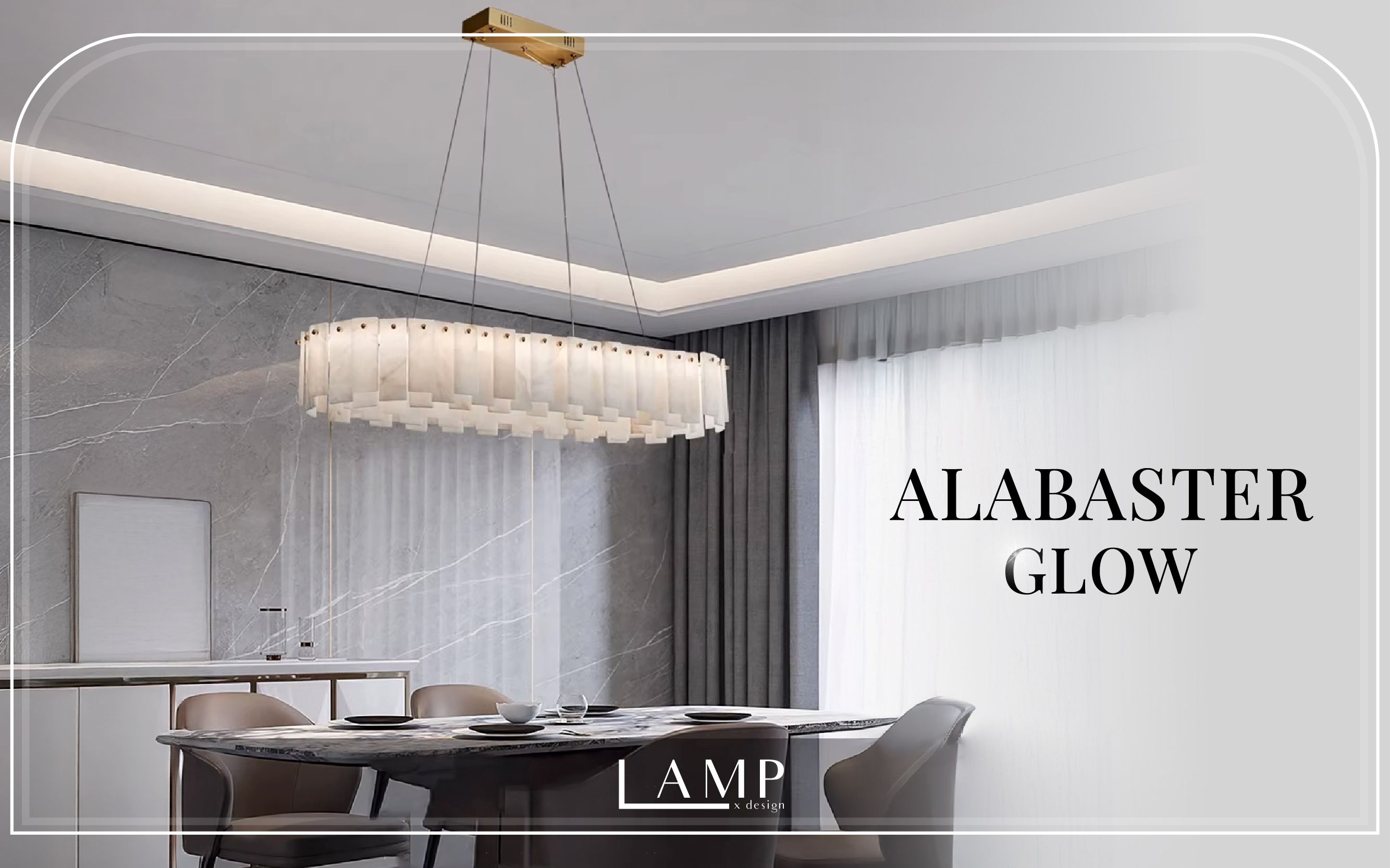 โคมไฟ Alabaster Glow ความหรูหราในแสงอบอุ่นและการออกแบบที่โดดเด่น | Lamp ...